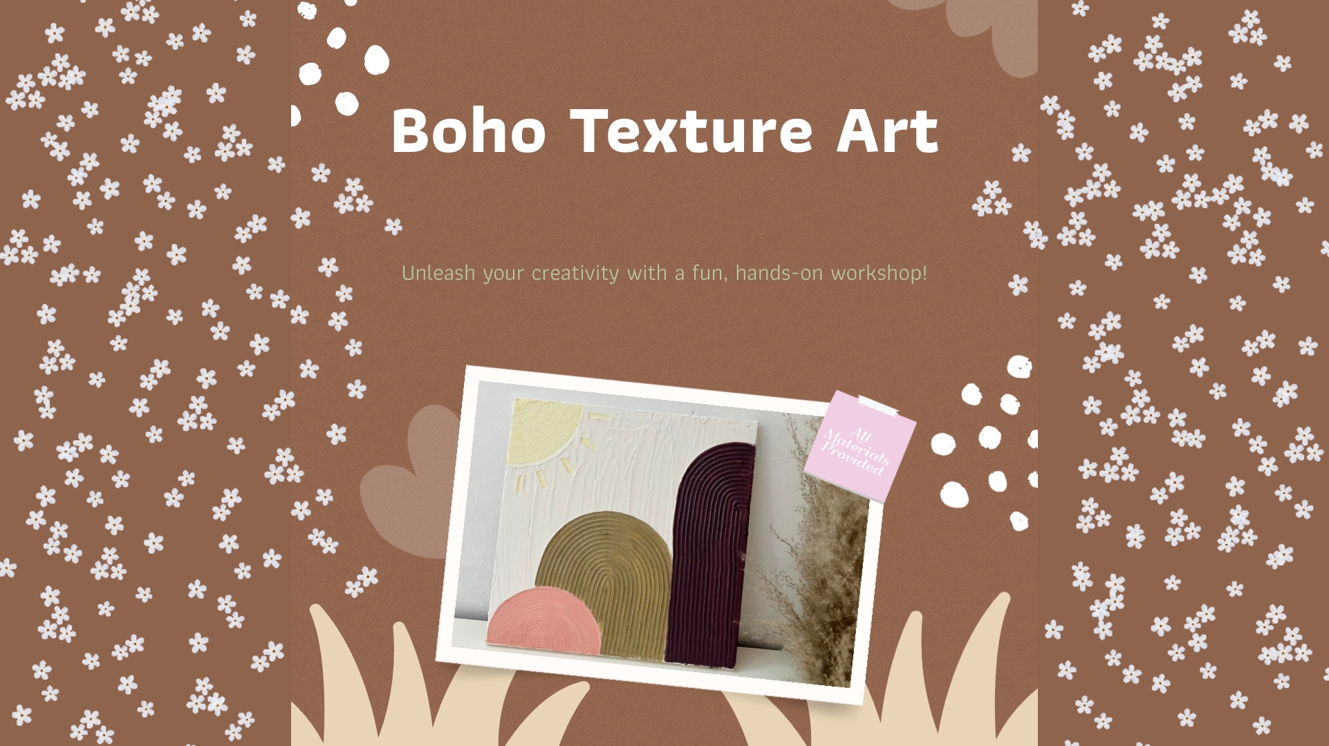 Boho Texture Art Workshops